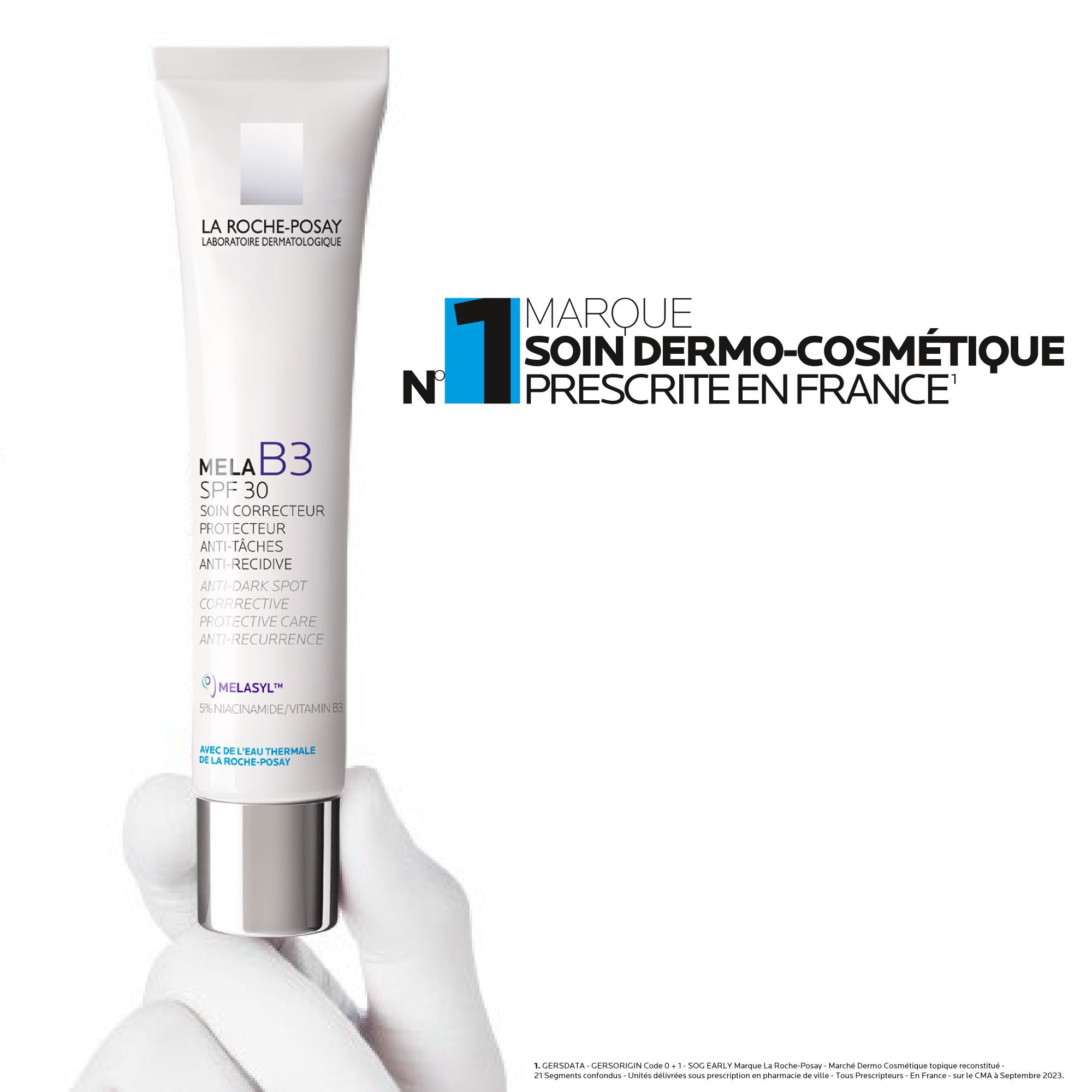MELA B3 SPF30 SOIN CORRECTEUR PROTECTEUR ANTI-TACHES ANTI-RÉCIDIVE ...