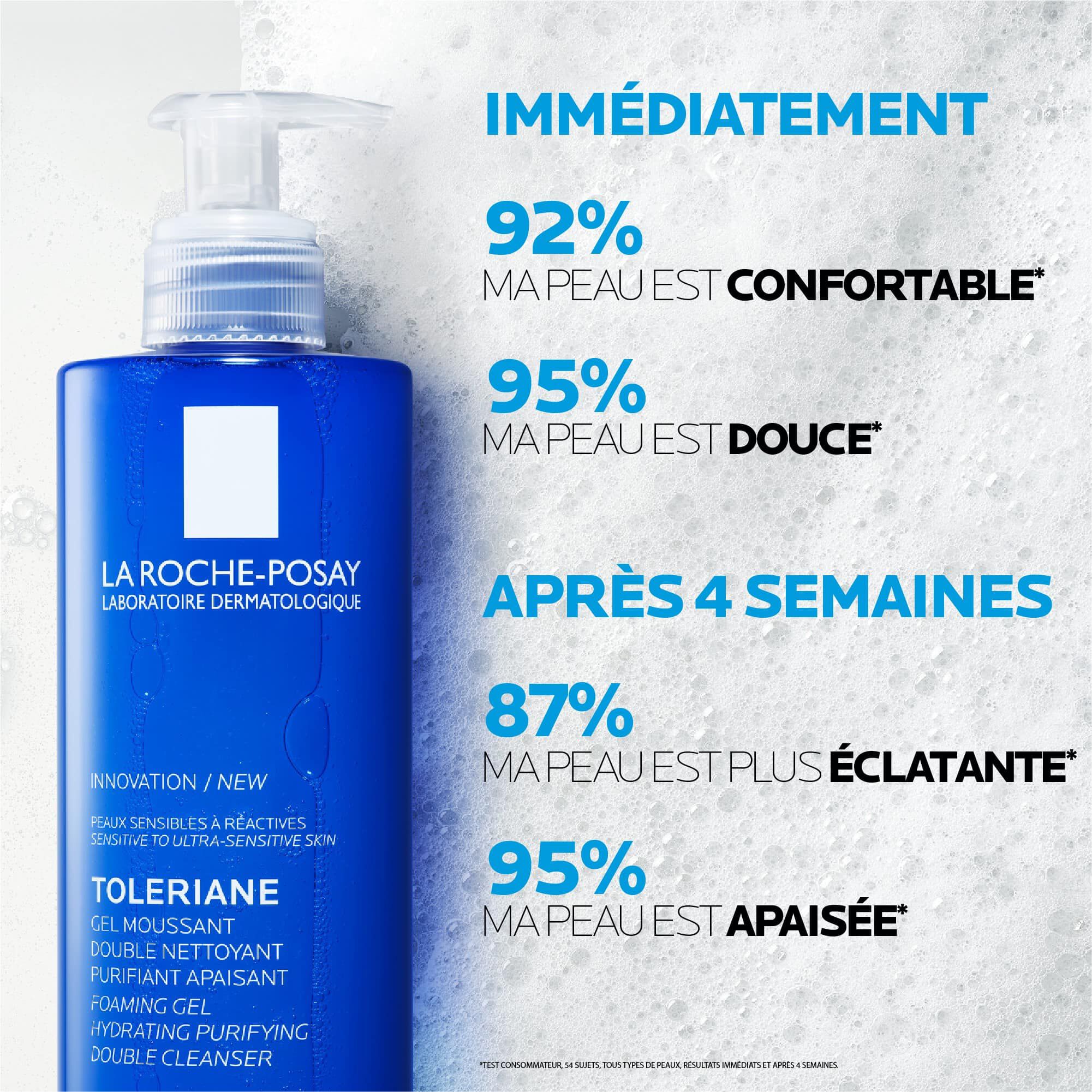 Toleriane Gel Moussant Double Nettoyant | La Roche-Posay