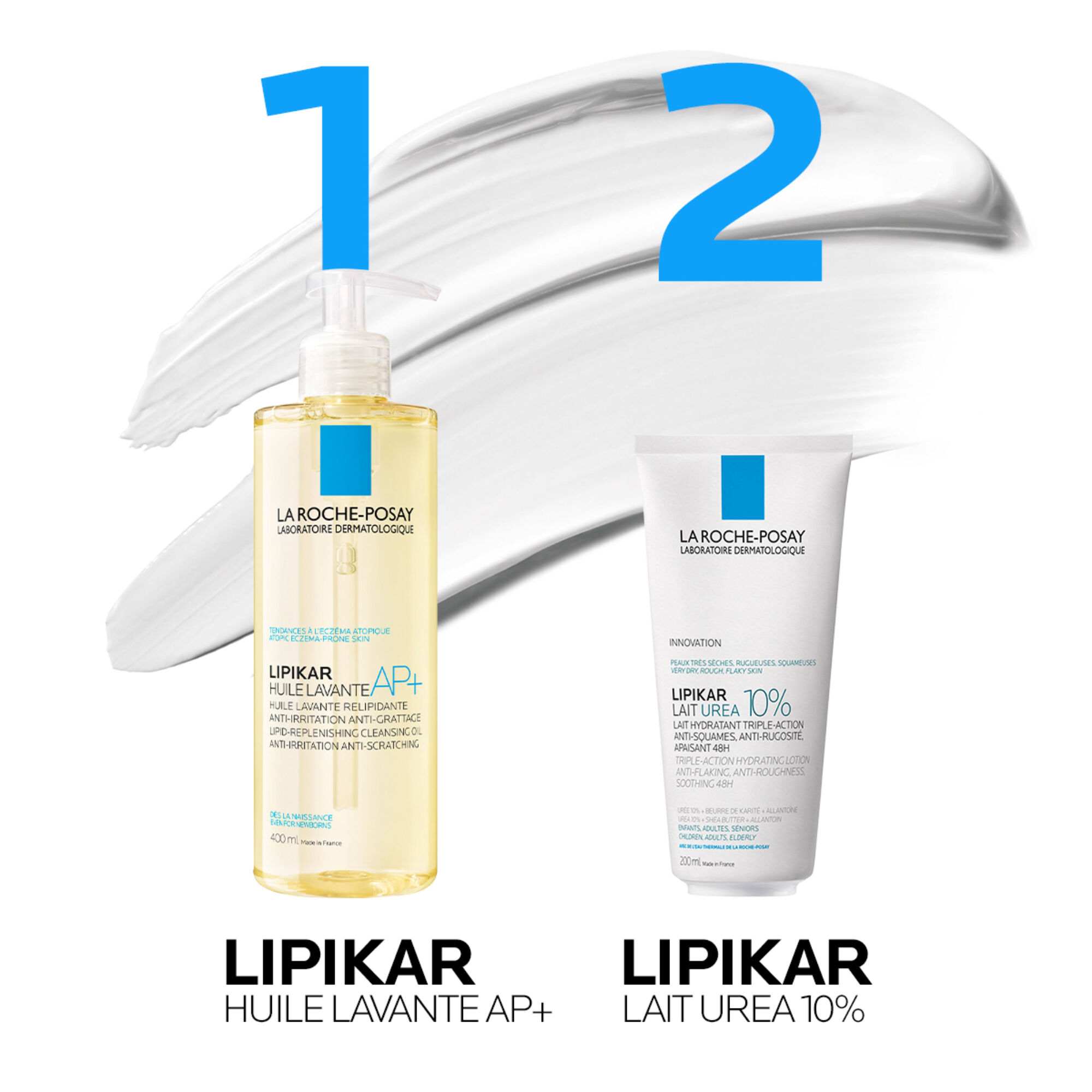 Lait Hydratant Lipikar Urea 10% Anti-Sécheresse | La Roche Posay