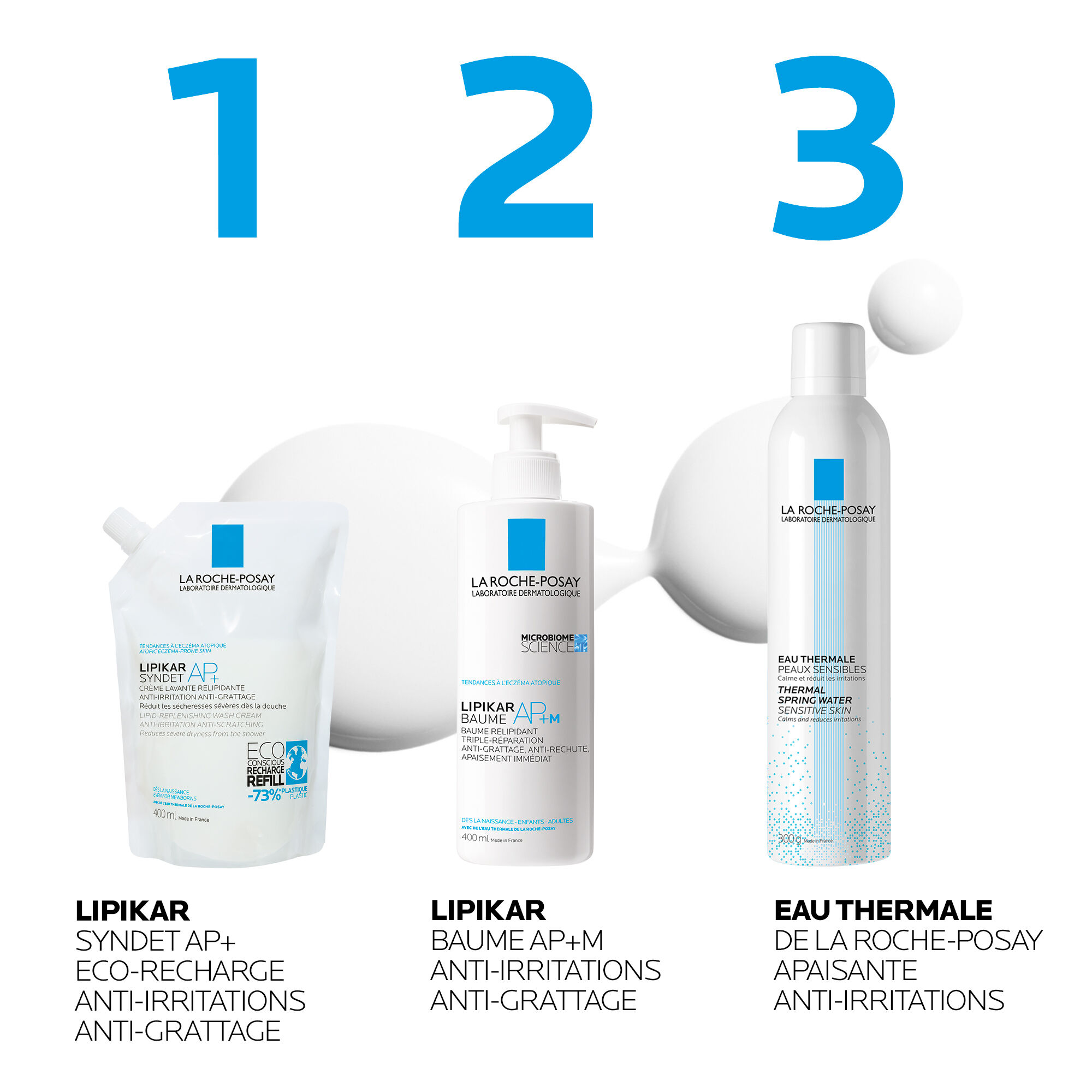 Lipikar Syndet AP+ : Crème Lavante Relipidante | La Roche-Posay