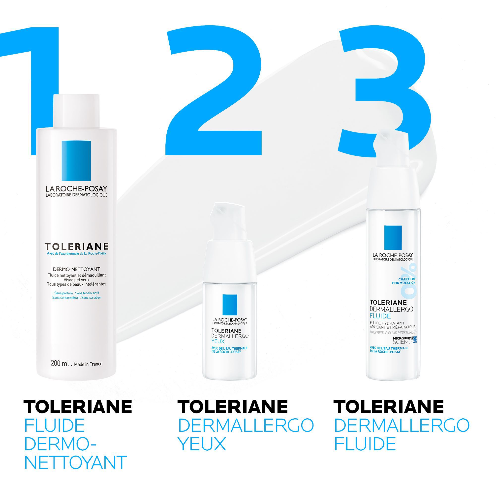 Lait Démaquillant dermo-nettoyant Toleriane | La Roche Posay