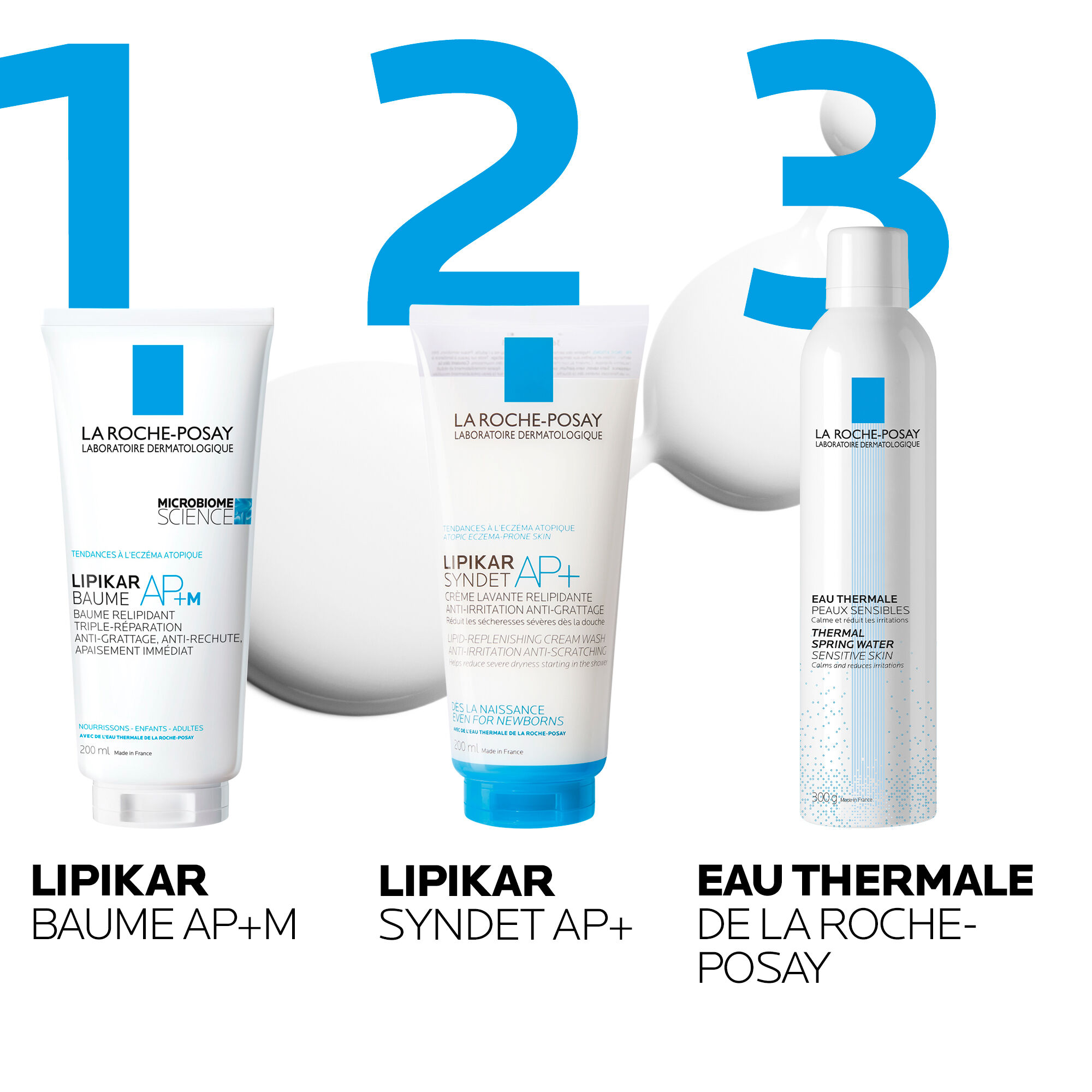 Lipikar Syndet AP+ : Crème Lavante Relipidante | La Roche-Posay