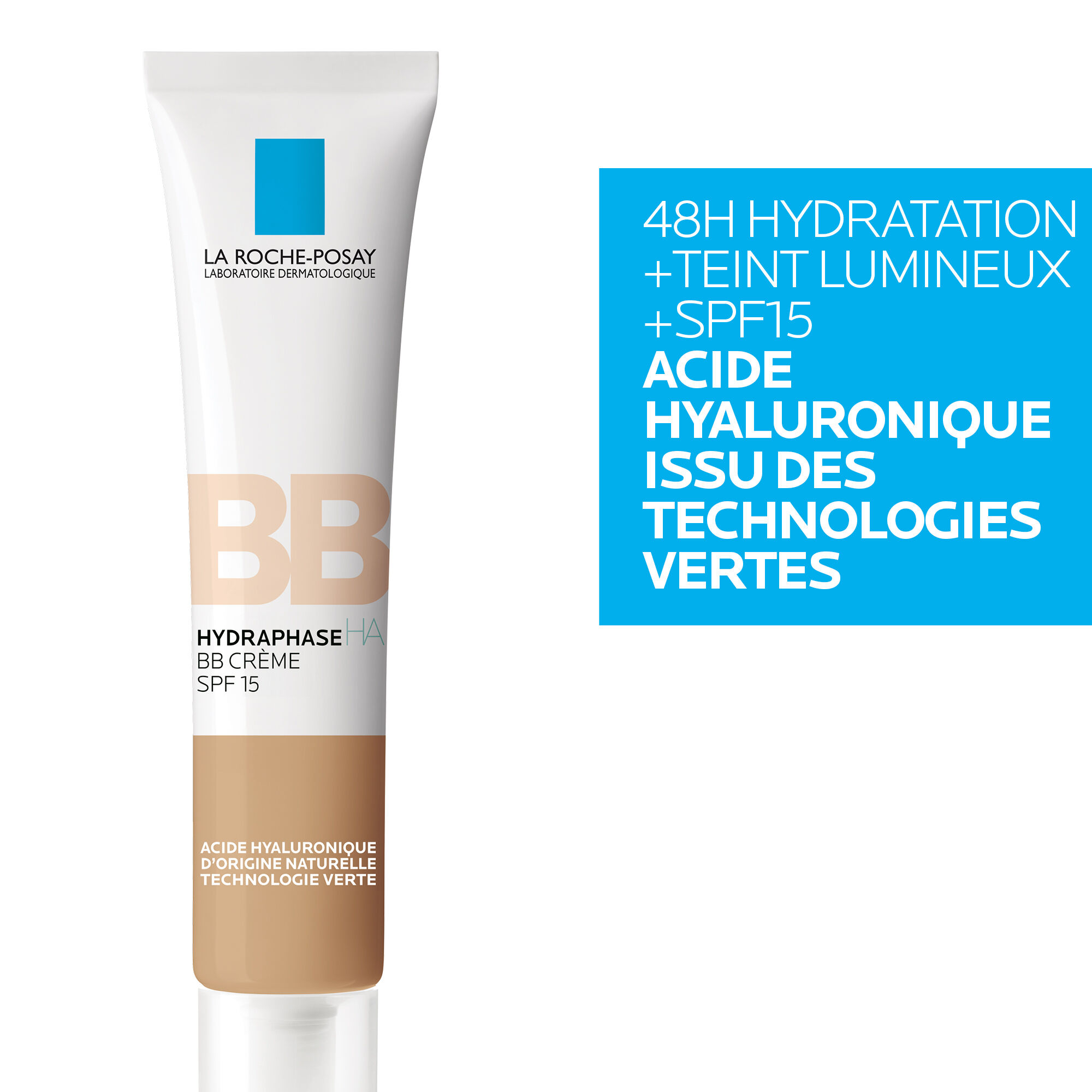 Crème Visage Hydraphase HA BB teinte medium | La Roche Posay